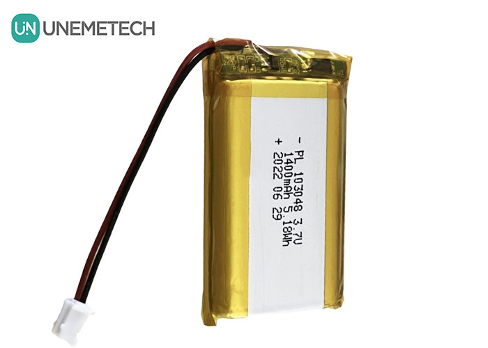 3.7V 1400mAh 재충전 가능한 리-폴리머 배터리 103048 리-이온 폴리머 배터리 팩 디지털 기기